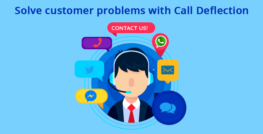 Call deflection technique to solve customer problems Call deflection technique to solve customer problems